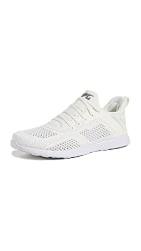 APL: Athletic Propulsion Labs Women's Techloom Tracer Sneakers, Ivory/Cement/White, 7 Medium US