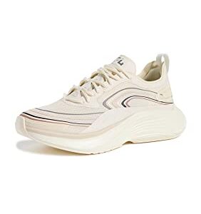 APL: Athletic Propulsion Labs Women's Streamline Sneakers, Pristine/Pink Onyx, 8 Medium US