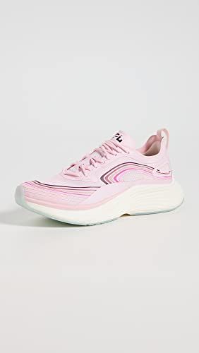 APL: Athletic Propulsion Labs Women's Streamline Sneakers, Bleached Pink/Burgundy/White, 10.5 Medium US