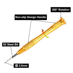 IKPEK 1Pcs PS5 SSD Screw and 1Pcs Ring Replacement and 1Pcs Screwdriver for Sony PS5 Playstation 5 Console Solid State Drive