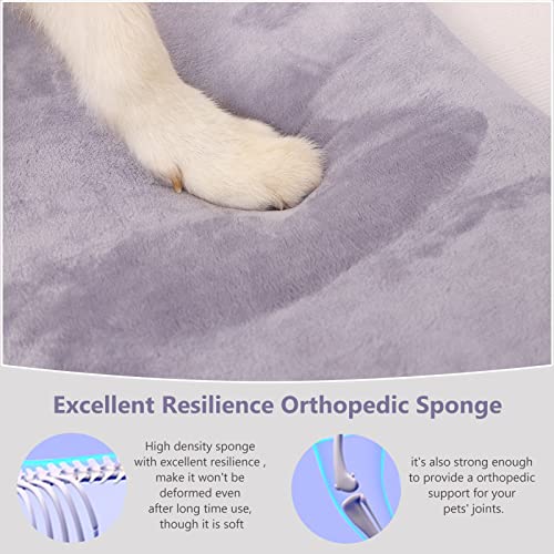 Dog Beds for Large Dogs Orthopedic Dog Bed Pillow Pet Bed Mat 39 inch Joint Relief Pet Sleeping Mattress, Non Slip Removable Washable Cover