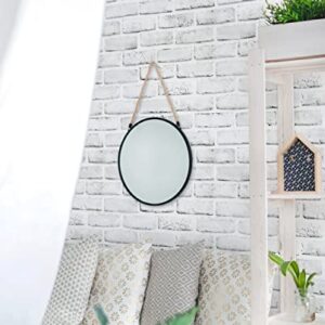 Timeet Brick Wallpaper Peel and Stick Wallpaper White Grey Brick Contact Paper 3D Brick Wall Paper Stick and Peel Wallpaper Removable for Bedroom Living Room Decoration 17.7in x 78.7in