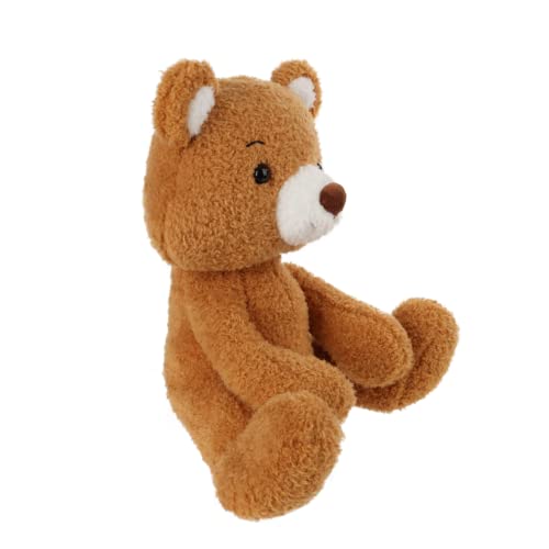 Apricot Lamb Toys Plush Velvet Teddy Bear Stuffed Animal Soft Cuddly Perfect for Child (Brown Bear,8.5 Inches)