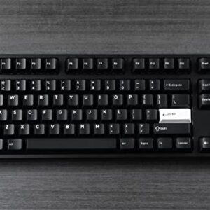 DROP DCX White-on-Black Keycap Set, Doubleshot ABS, Cherry MX Style Keyboard Compatible with 60%, 65%, 75%, TKL, WKL, Full-Size, 1800 layouts and More (White-on-Black)