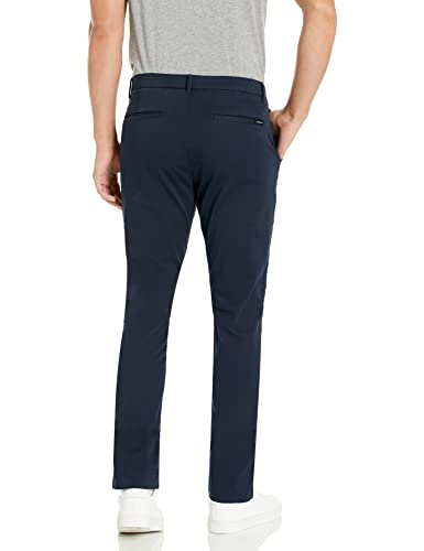 Calvin Klein Men's Slim Fit Infinite Flex Chinos, Sky Captain, 36W x 30L