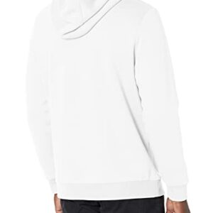 Karl Lagerfeld Paris Men's Color Block Solid Pullover, White, X-Large