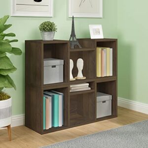 Way Basics Stacking 3 Cubby Bookshelf Storage Organizer (Tool-Free Assembly)