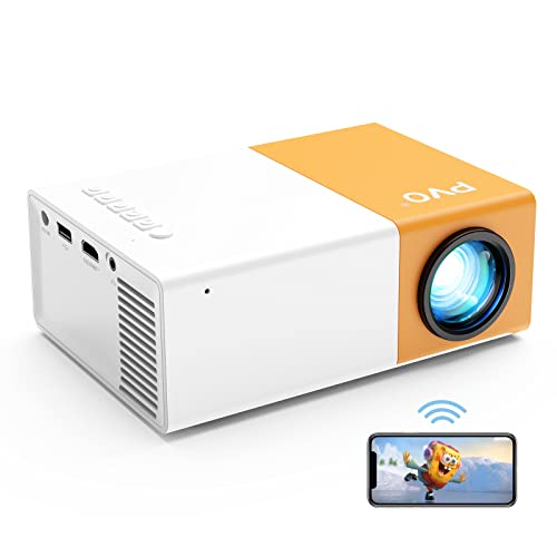 HD Projector, Support 1080P WiFi Projector, PVO 230" Portable Movie Projector