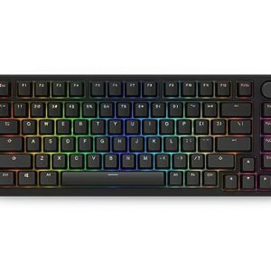 Glorious Gaming ABS V2 Doubleshot 147-Keycap Set (ISO) - Premium OEM Profile in Classic Black - Spanish Layout for RGB Backlit Mechanical Keyboards