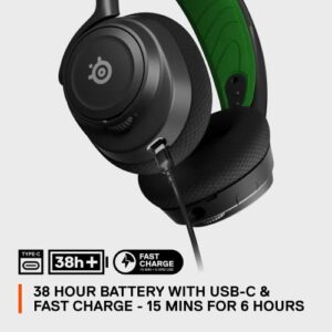 SteelSeries New Arctis Nova 7X Multi-Platform Gaming & Mobile Headset — Nova Acoustic System — Simultaneous Wireless 2.4GHz + Bluetooth — 38Hr Battery — USB-C — Xbox, PC, PS, Switch, Mobile