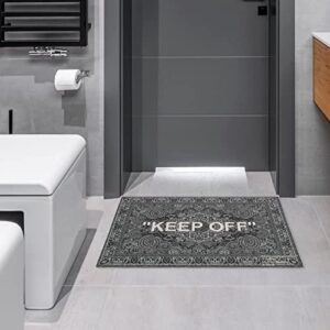 YIKUDU Keep Off Large Rugs Floor Mat Modern Carpet for Home Decoration Area Rug,Cozy Art Decoration Polyester Carpet 36 x 24 inch