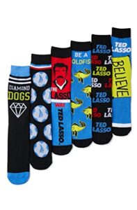 ted lasso 6 pack crew socks