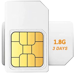 Prepaid SIM Card | Bangladesh, Cambodia, Sri Lanka 3 Days,Unlimited Internet Access,Date Card Data SIM Card for GPS Devices, Security and Hunting Trail Game Cameras Travel (for Data Use Only)