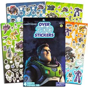 Buzz Lightyear Temporary Tattoo Set for Kids - Lightyear Party Favors Bundle with Over 140 Temporary Tattoos for Goodie Bags Plus Over 200 Buzz Lightyear Stickers, More | Toy Story Party Supplies