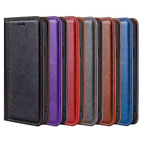 YOUKABEI MojieRy Phone Cover Wallet Folio Case for TRANSSION INFINIX X655C, Premium PU Leather Slim Fit Cover for INFINIX X655C, 1 Card Slot, Exact Cutouts, Brown