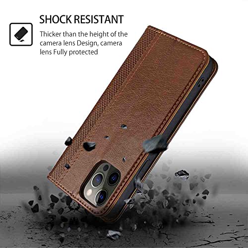 YOUKABEI MojieRy Phone Cover Wallet Folio Case for TRANSSION INFINIX X655C, Premium PU Leather Slim Fit Cover for INFINIX X655C, 1 Card Slot, Exact Cutouts, Brown