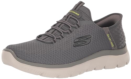 Skechers Men's Summits High Range Hands Free Slip-in Loafer, Charcoal, 9