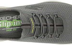 Skechers Men's Summits High Range Hands Free Slip-in Loafer, Charcoal, 9