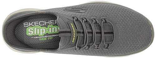 Skechers Men's Summits High Range Hands Free Slip-in Loafer, Charcoal, 9