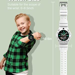 PTHTECHUS Kids Smart Watch with SIM Card, 4G GPS Tracker Watch for Kids, Combines Phone Video Voice and Wi-Fi Call, Wrist Watch Suitable for 8-16 Boys Girls Birthday Gifts