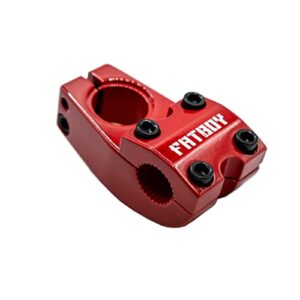 fatboy mini bmx stem - (22.2mm handlebar clamp) (red)