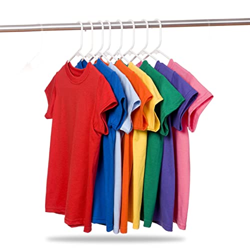 Plastic Hangers 50 Pack Heavy Duty Clothes Hangers - Streamline Your Closet with Durable,Flexible, Non-Slip, Space-Saving Design for Shirts, Pants, Dresses, and More