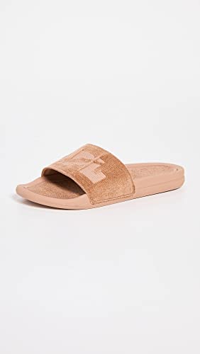 APL: Athletic Propulsion Labs Women's TechLoom Velvet Slides, Caramel, Tan, 7 Medium US