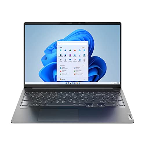 Lenovo IdeaPad 5 Pro Laptop, 16'' QHD (2560x1600) IPS, AMD 6-Core Ryzen 5600H (Beat i7-1255U), 8GB RAM, 1TB PCIe SSD, USB-C, HDMI, SD Card Reader, Webcam, Backlit Keyboard, KeyPad, Win 11 Storm Grey