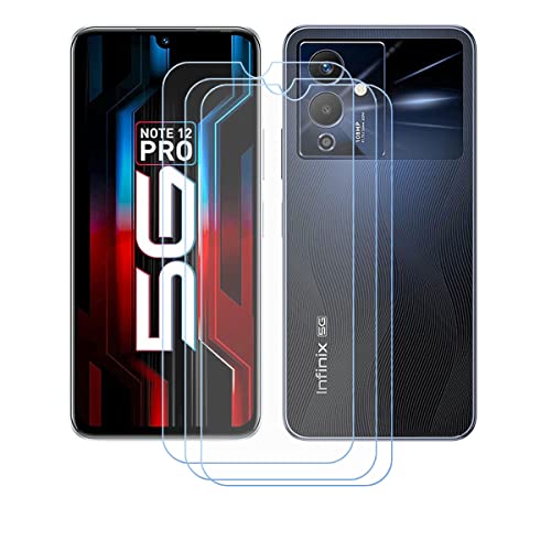 FZYM (3-Pack) Screen Protector for Infinix Note 12 Pro 5G, Anti Scratch 9H Hardness Protective Film Premium HD Clarity Tempered Glass Friendly Designed for Infinix Note 12 Pro 5G (6.7")