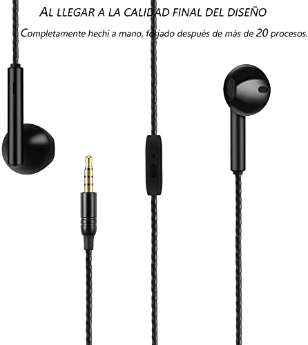 GAMURRY Wired Earbuds, in Ear Earphones Headphones HiFi Stereo,Dynamic Crystal-Clear Sound Earbuds,Clear Call&Powerful Bass&Lightweight Earphones Compatible with 3.5mm Headphones Devices