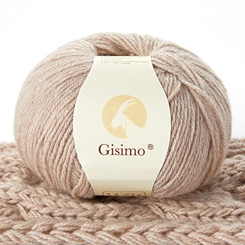 Gisimo 100% Inner Mongolian Cashmere Yarn Luxurious Hand Knitting Yarn Home Necessity for DIY Crafts