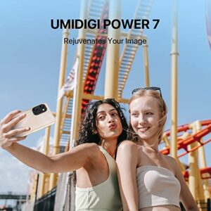 UMIDIGI Power 7 Cell Phone, 4GB+128GB 6150mAh Battery Unlocked Smartphone with 6.7" Full Screen + 20MP AI Triple Camera Android Smartphone Gold