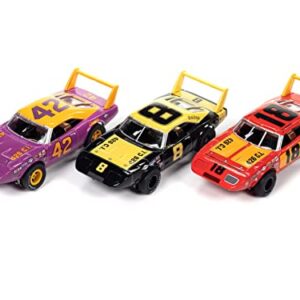 Auto World Xtraction 1969 Dodge Daytona Legends (3 Car Set) (AW Exclusive) Slot Cars HO Scale