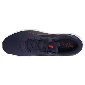 Puma - Mens Twitch Runner Speckle Shoes, Size: 14 M US, Color: Peacoat/Puma Black/High Risk Red