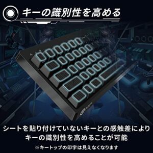 ELECOM Gaming V Custom Non-Slip Keycaps for VK200 / VK300 / VK210 / VK310 Series Mechanical Gaming Keyboard, Optimized for Fast Finger Movements FPS (TK-G-VK300)