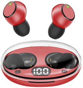 wireless earbuds upgraded 5.3 headphones with led power display charging case ipx7 waterproof ear buds in-ear earphones with microphones for android gaming pc computer laptop tv sport music