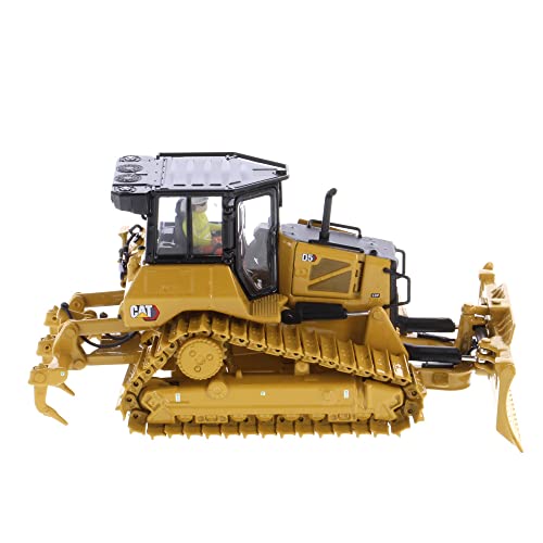 Diecast Masters 1:50 Caterpillar D5 LGP Track-Type Tractor (VPAT Blade) | High Line Series Cat Trucks & Construction Equipment | 1:50 Scale Model Diecast Collectible Model 85951