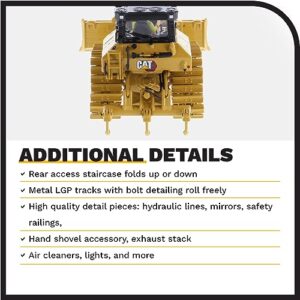 Diecast Masters 1:50 Caterpillar D5 LGP Track-Type Tractor (VPAT Blade) | High Line Series Cat Trucks & Construction Equipment | 1:50 Scale Model Diecast Collectible Model 85951