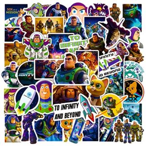 buzz lightyear stickers / 50pcs reward motivational cartoon stickers for water bottle, laptopskateboard,refrigerator,hydro flasks, decal, waterproof vinyl decal for adults, teens (buzz lightyear)