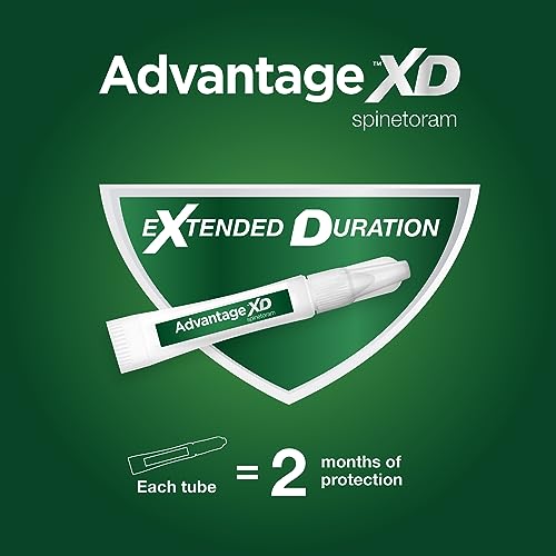 Advantage XD Large Cat Flea Prevention & Treatment For Cats over 9lbs. | 1-Topical Dose, 2-Months of Protection Per Dose