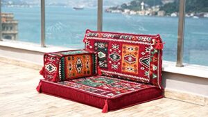 authentic arabic majlis, daybed sofa, arabic floor couch, reading loveseats, 8" thickness floor seating set, moroccan cushion