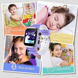 ROMONLON Kids Smart Watch Girls Boys - Smart Watch for Kids Watches Ages 4-12 Years with 16 Learning Games Alarm Clock Music Player Calculator Recorder Flashlight Children Toys Gifts