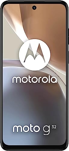 Motorola Moto G32 Dual-Sim 128GB ROM + 4GB RAM (GSM only | No CDMA) Factory Unlocked 4G/LTE Smartphone (Mineral Grey) - International Version