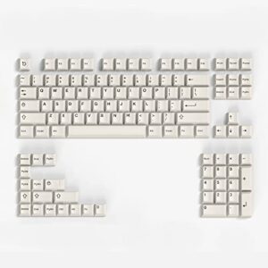 bow keycaps 125 keys cherry profile doubleshot keycap for filco cherry ducky mechanical gaming keyboard