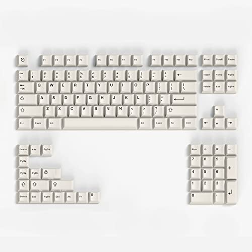 Bow Keycaps 125 Keys Cherry Profile Doubleshot Keycap for filco Cherry Ducky Mechanical Gaming Keyboard