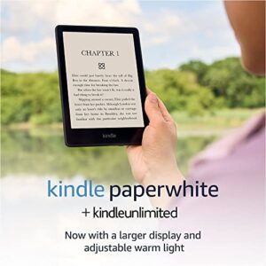 kindle paperwhite (16 gb) – now with a 6.8" display and adjustable warm light + 3 months free kindle unlimited (with auto-renewal)