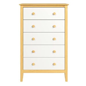 adeptus wooden dresser, natural & white