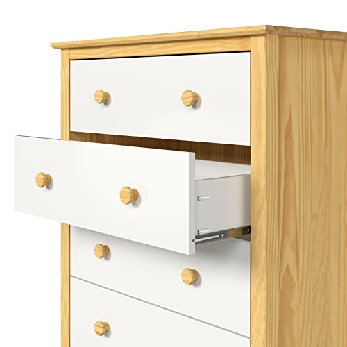 ADEPTUS Wooden Dresser, Natural & White