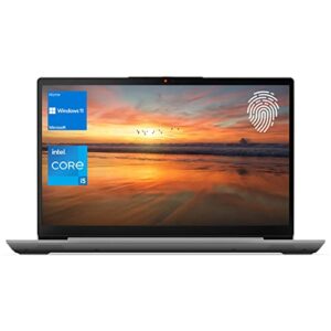 lenovo ideapad 3 laptop, 14" fhd display, intel core i5-1135g7, 20gb ram, 1tb ssd, webcam, fingerprint reader, sd card reader, hdmi, wi-fi 6, windows 11 home, grey