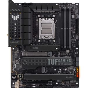 asus tuf gaming x670e-plus wifi 6e socket am5 (lga 1718) ryzen 7000 atx gaming motherboard(16 power stages, pcie® 5.0, ddr5 memory, four m.2 slots,2.5 gb lan,usb 4, aura rgb lighting)